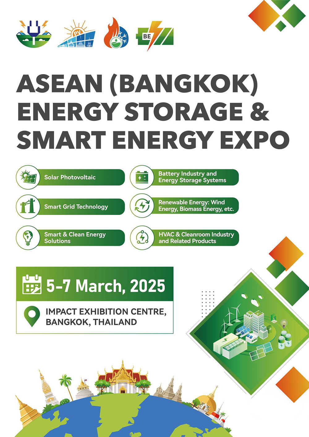 ASEAN (Bangkok) Energy Storage & Smart Energy Expo-Exhibition Public - IMPACT Arena, Exhibition ...